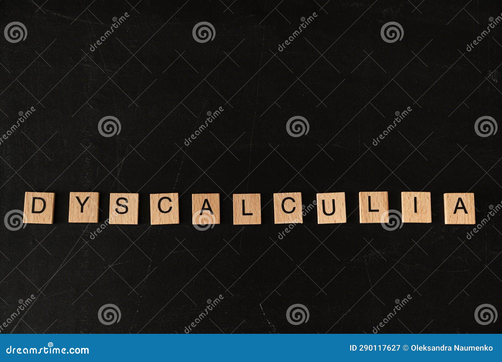 Dyscalculia Math Learning Disorder Concept - Name of Disorder on ...