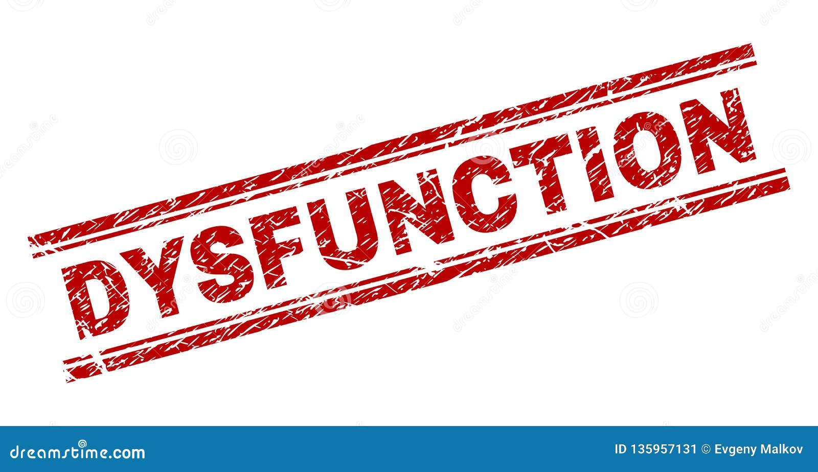 Grunge Textured DYSFUNCTION Stamp Seal Stock Vector - Illustration of ...