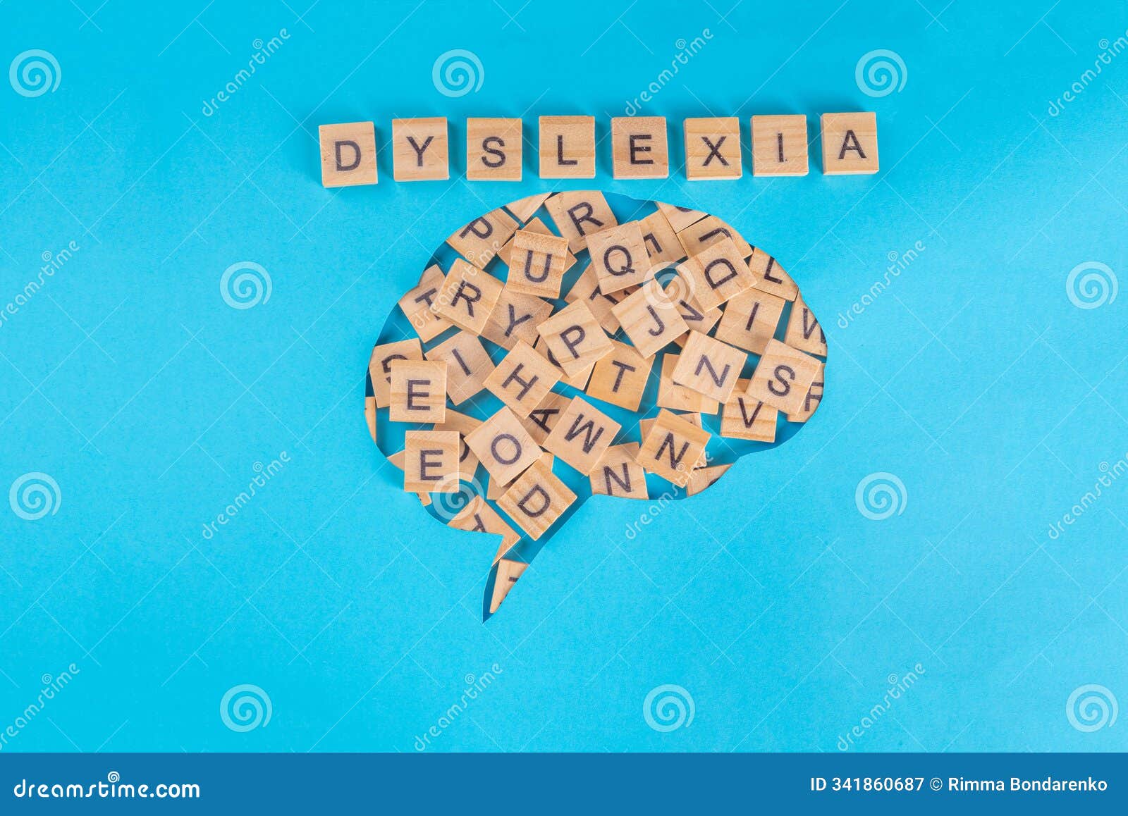 Dyslexia Words Scissors Cutting Reading Condition Disability Royalty ...