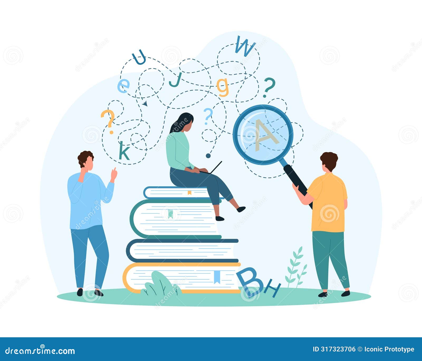 Understanding Problem Solution Simplify Challenge. Vector Illustration ...