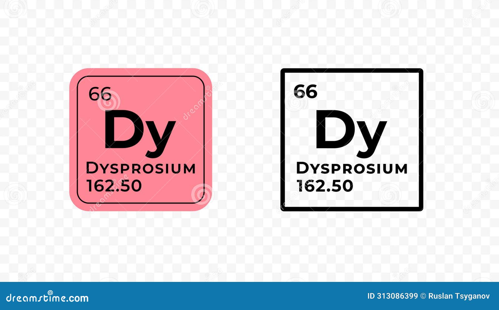 Dysprosium, Chemical Element Of The Periodic Table Vector ...