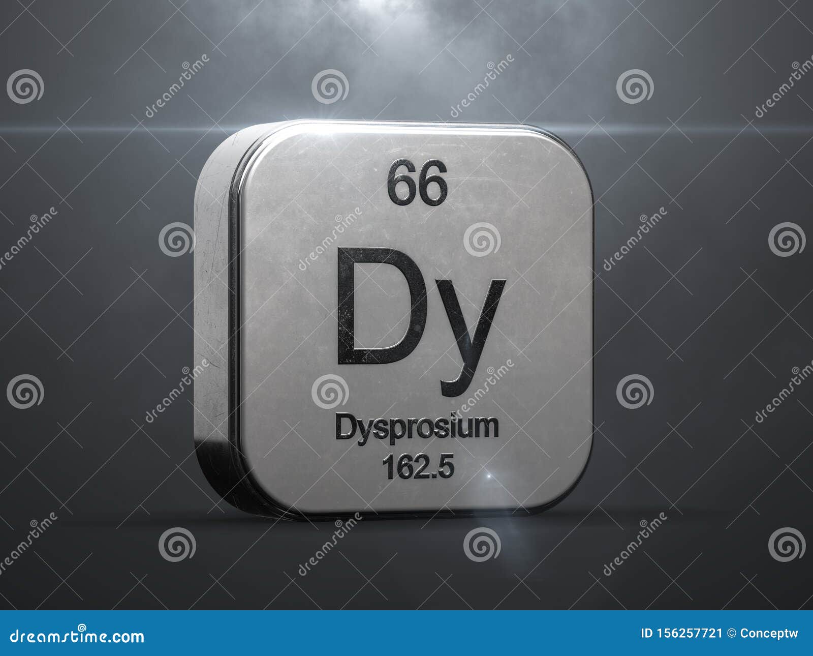 Dysprosium Element from the Periodic Table Stock Illustration ...