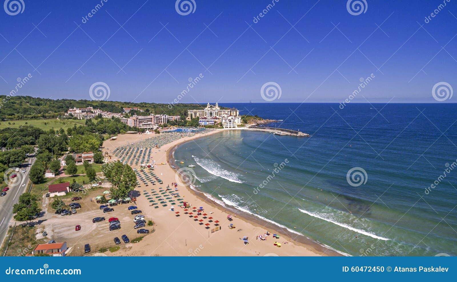 Dyuni Sea Resort from Above, Bulgaria Stock Photo - Image of view ...
