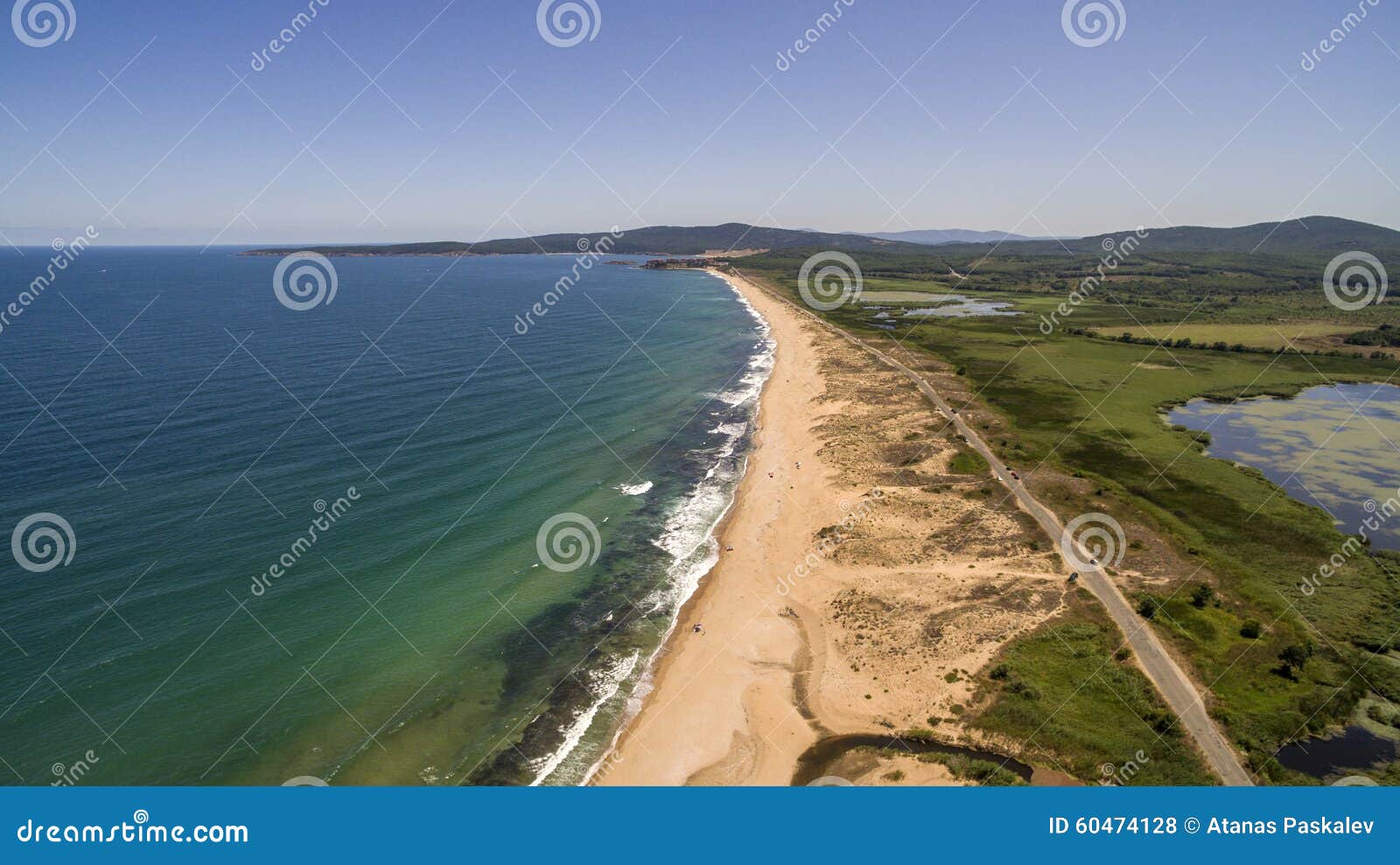 Dyuni Sea Resort from Above, Bulgaria Stock Photo - Image of beach ...