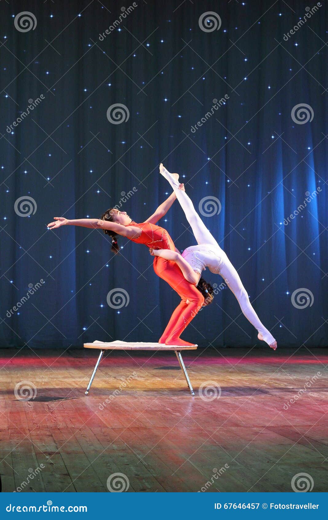 Dziecko akrobata fotografia editorial. Obraz złożonej z nastoletni ...