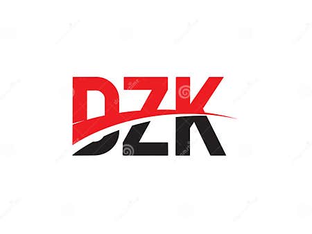 DZK Letter Initial Logo Design Vector Illustration Stock Vector ...