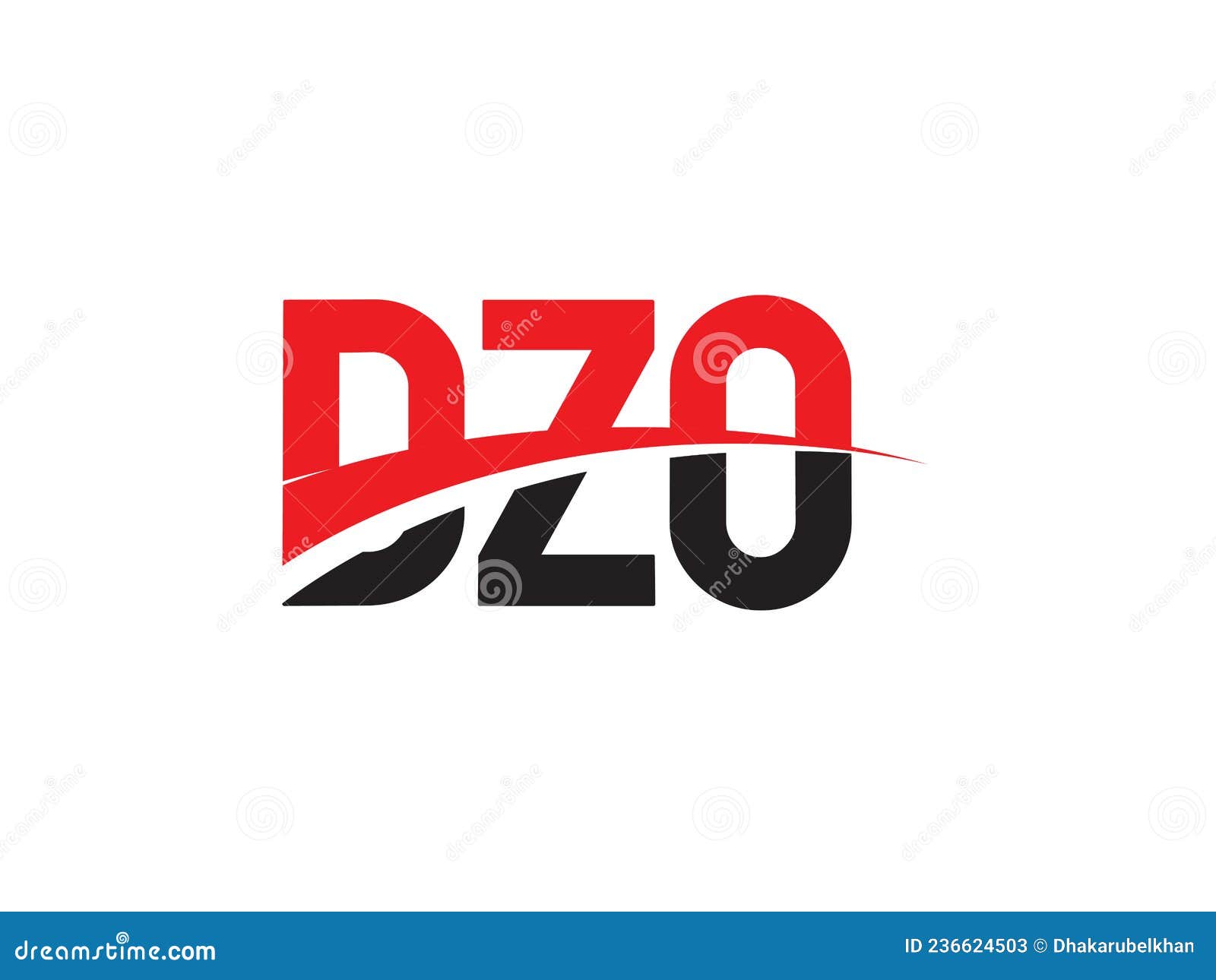 DZO Letter Initial Logo Design Vector Illustration Stock Vector ...
