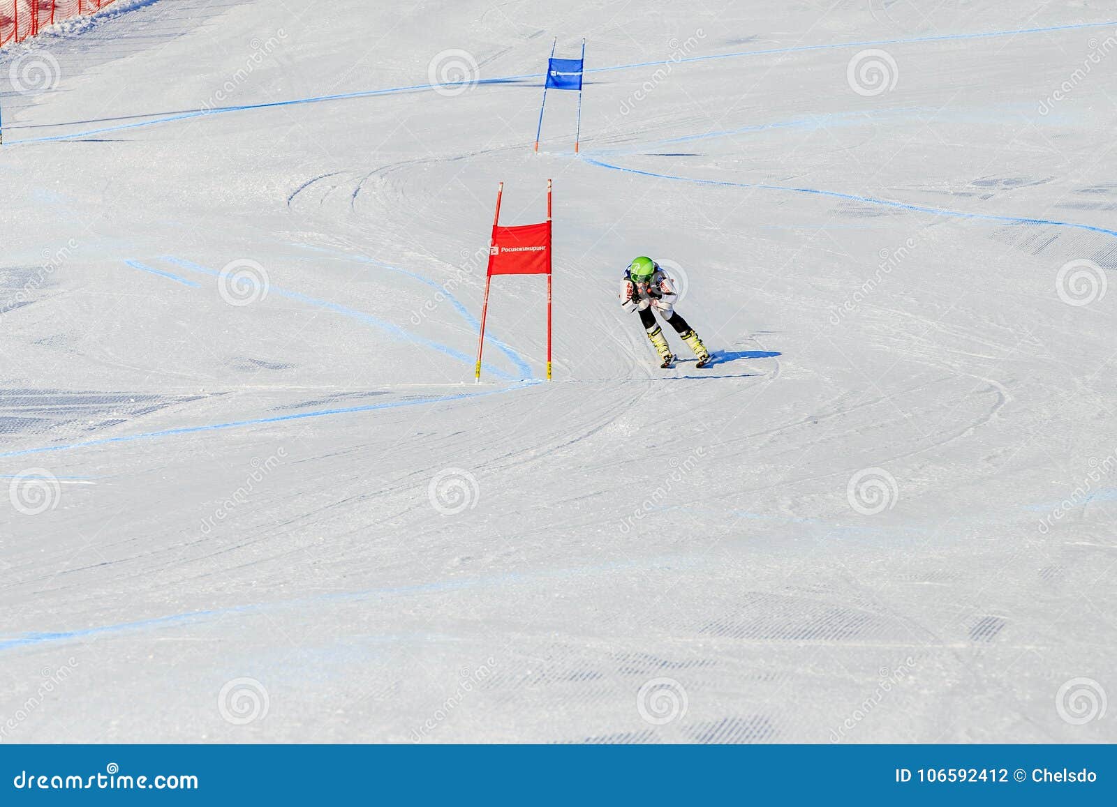 Men Super Giant Slalom during National Cup Alpine Skiing Fotografia ...