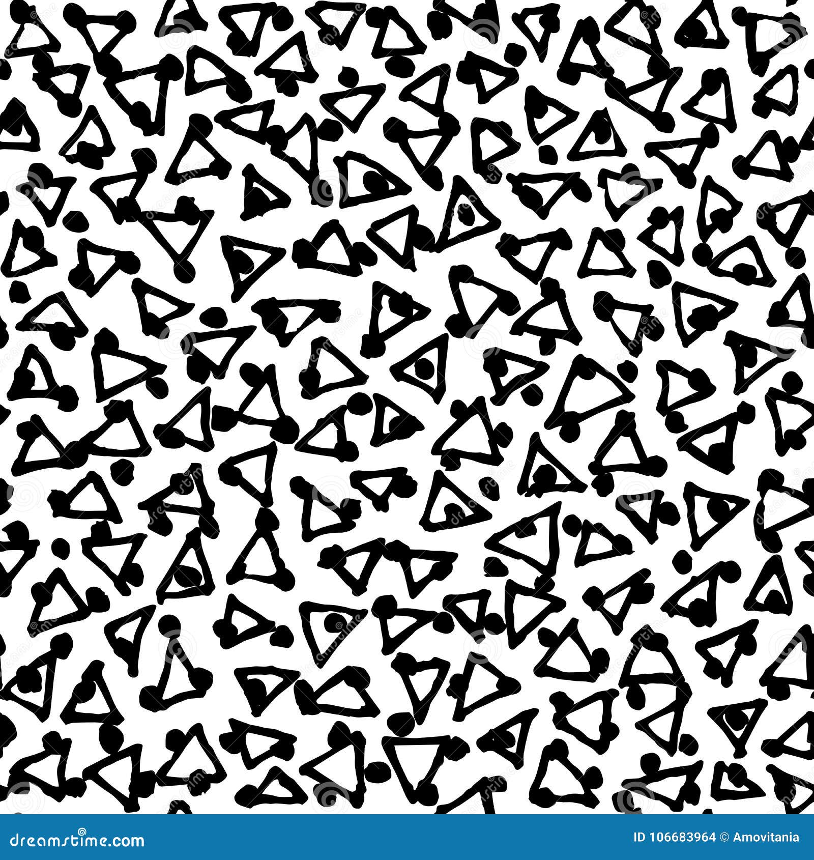 Irregular Triangles Pattern Иллюстрация вектора - иллюстрации ...