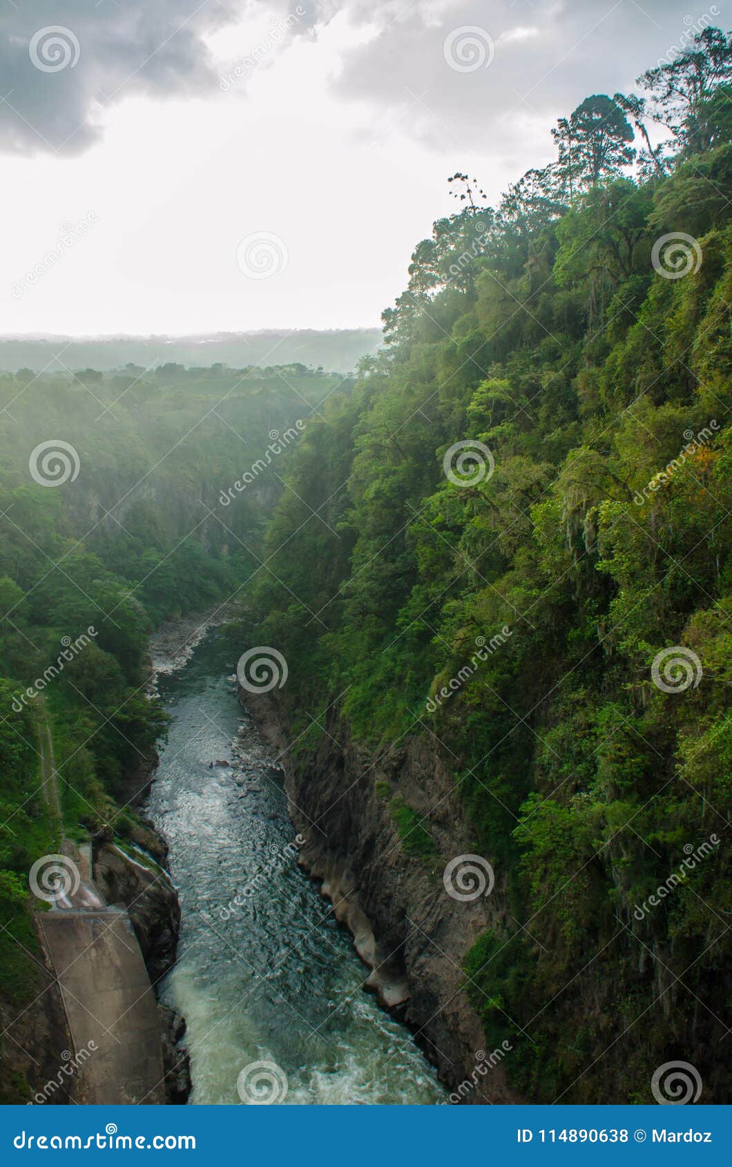 Cachi Dam at Cartago, Costa Rica Stock Foto - Image of zomer, mooi ...