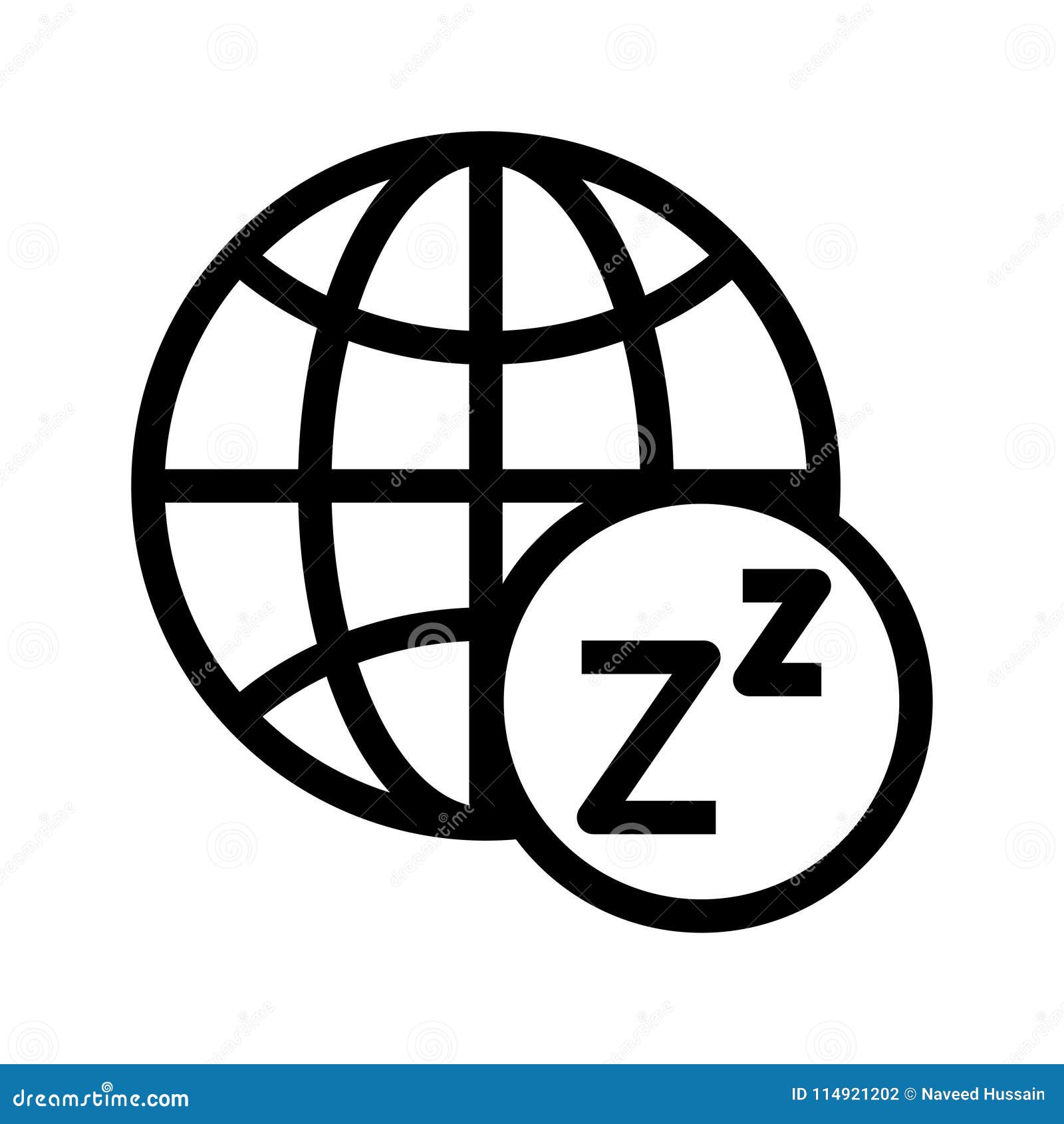 Browser Sleep Vector Line Icon Иллюстрация штока - иллюстрации ...