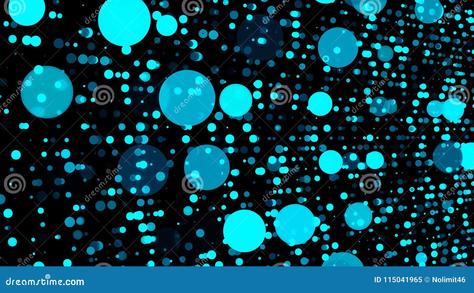 Digital World Data Space Dots - Modern Abstraction, Computer Generated ...