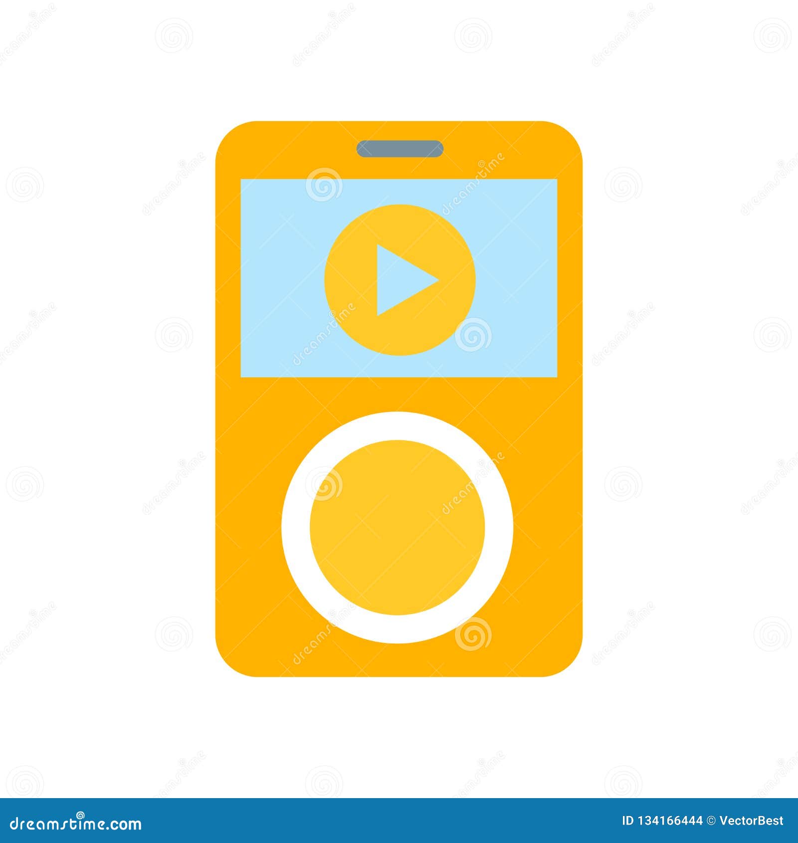 Ipod Icon Vector Sign and Symbol Isolated on White Background, Ipod ...