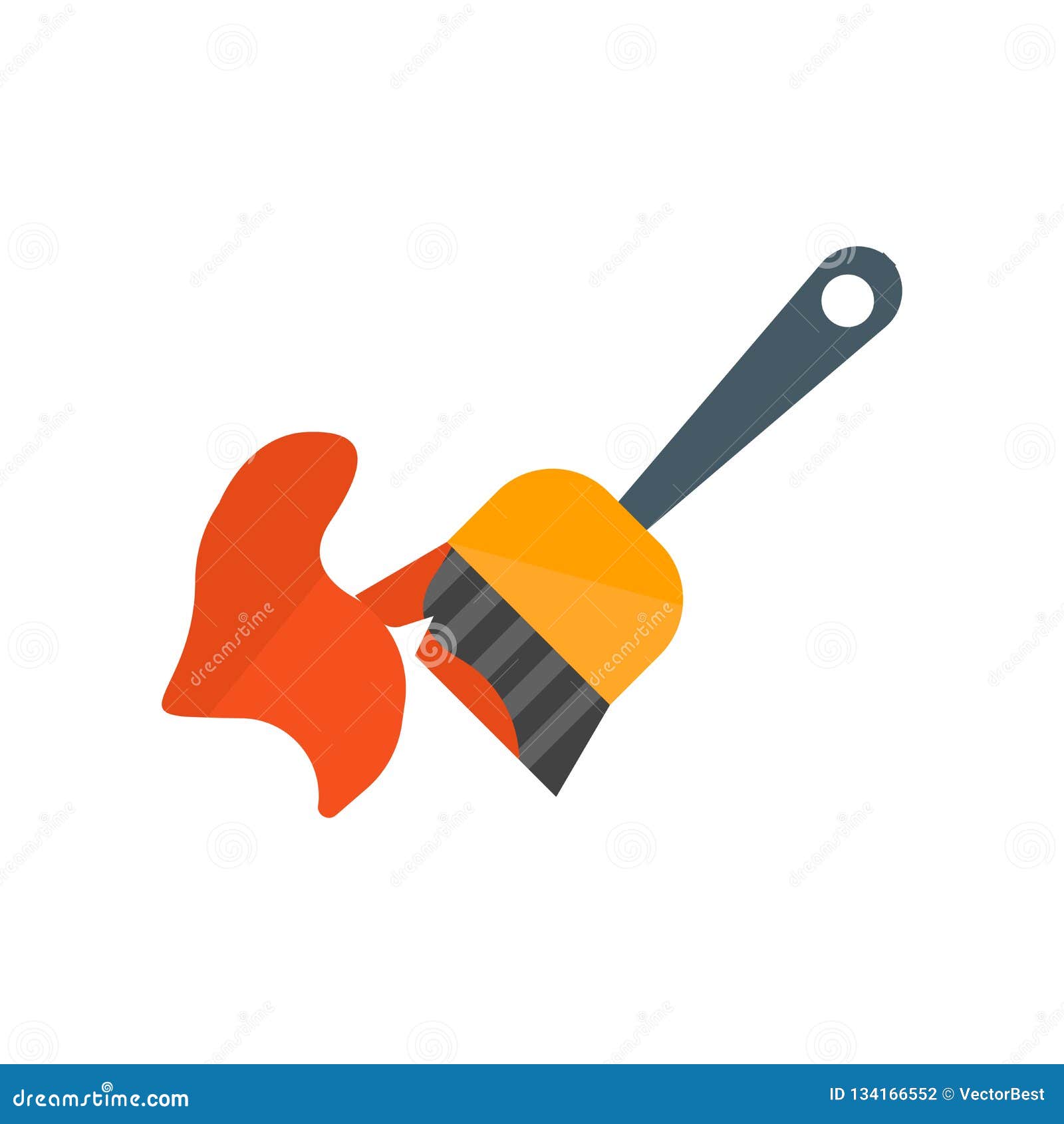 Paint Icon Vector Sign and Symbol Isolated on White Background, Paint ...