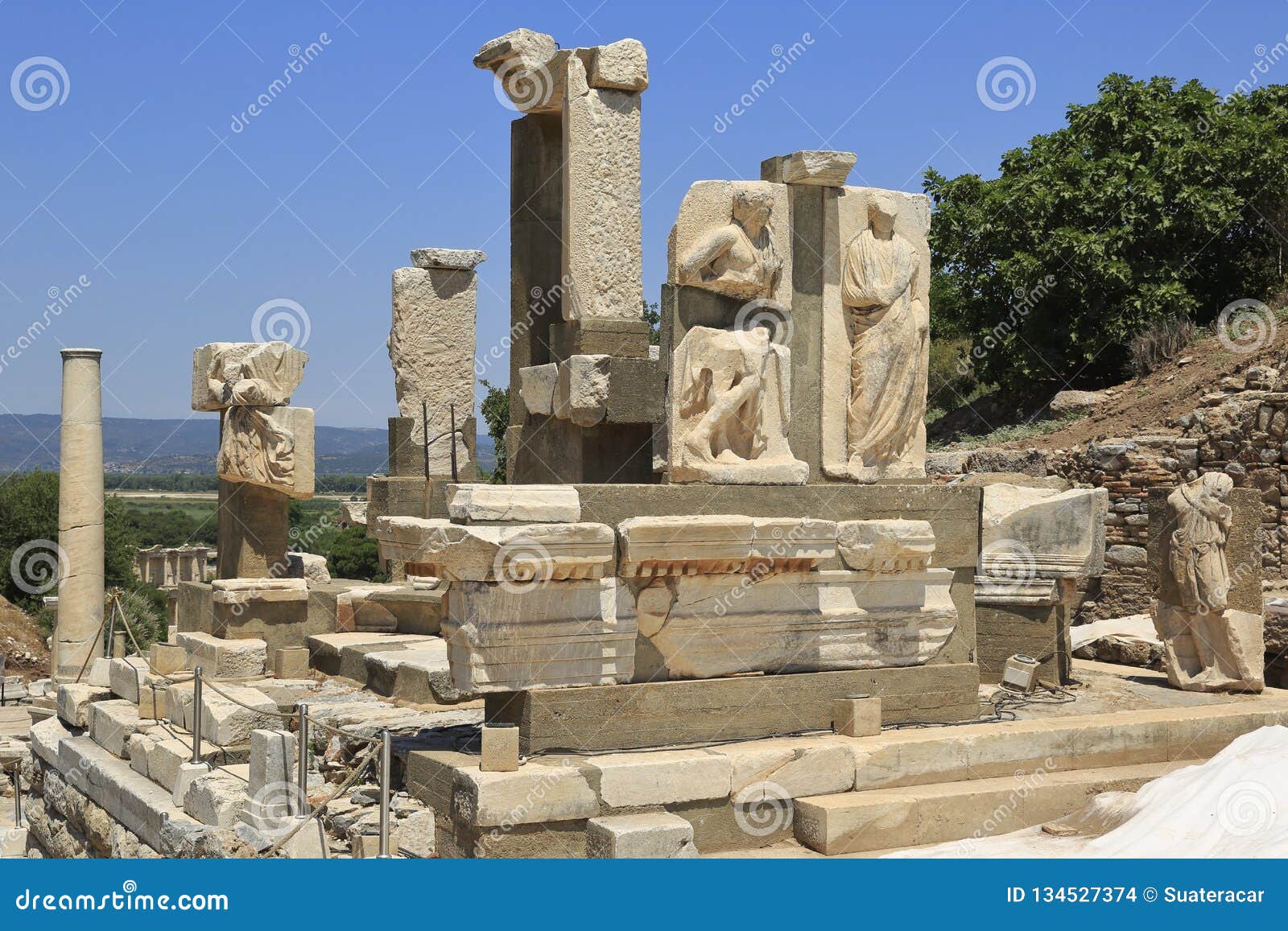 The Ancient of Efes City, Turkey Arkivfoto - Bild av landmärke ...