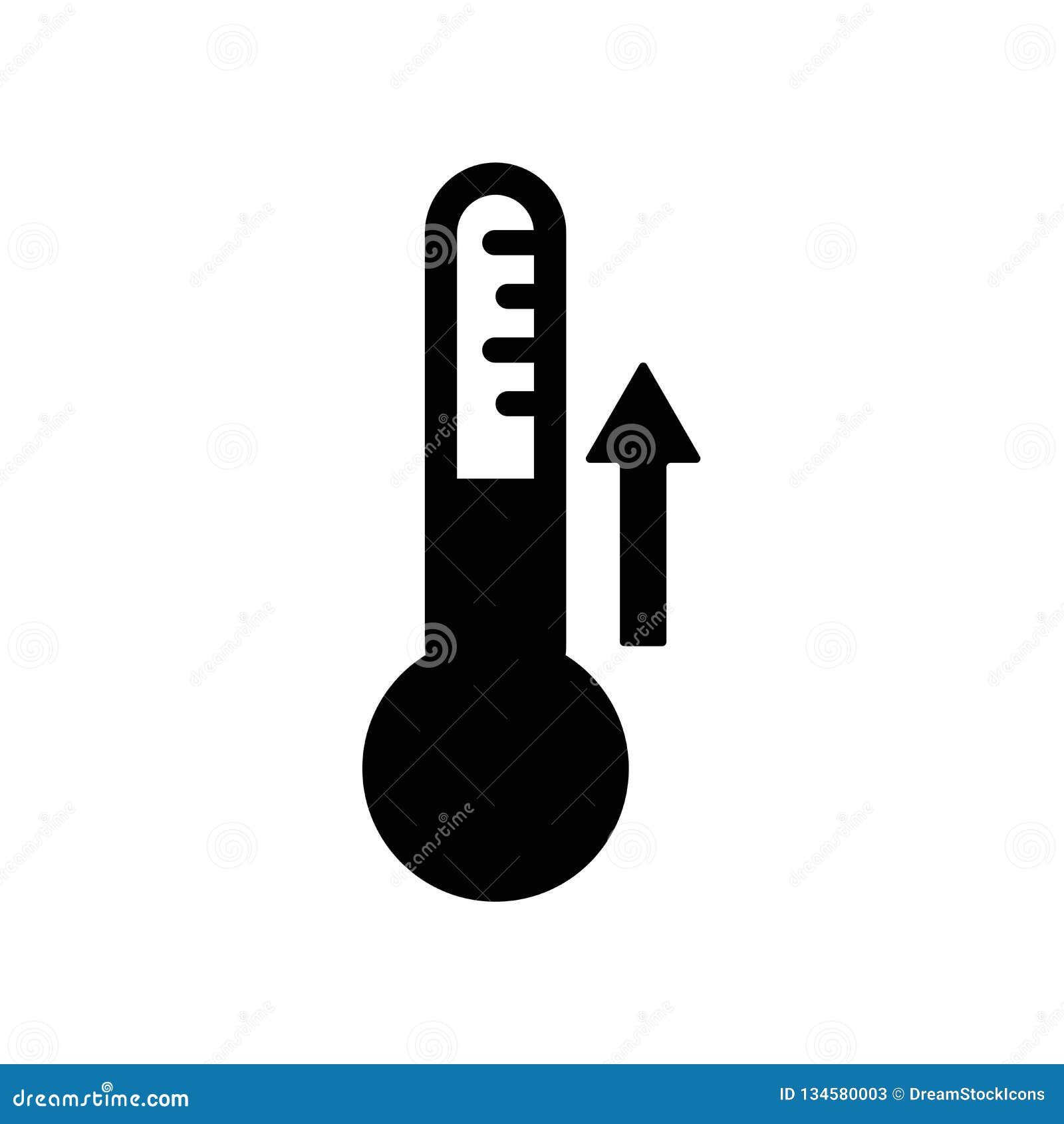 Temperature Icon Vector Isolated on White Background, Temperature Sign ...