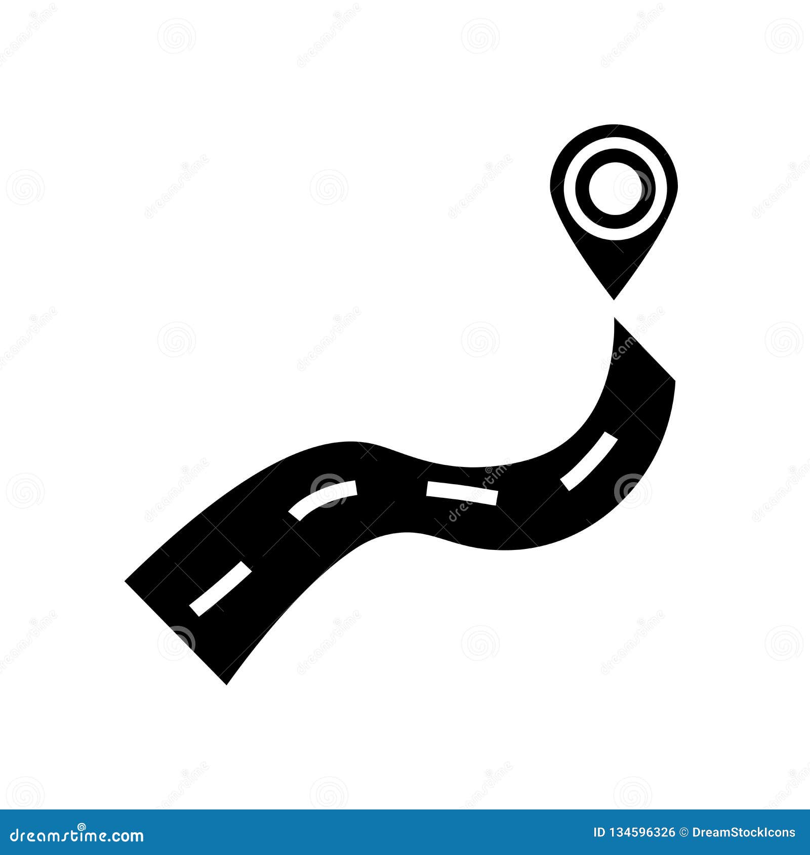 Path Icon Vector Isolated on White Background, Path Sign , Navigation ...