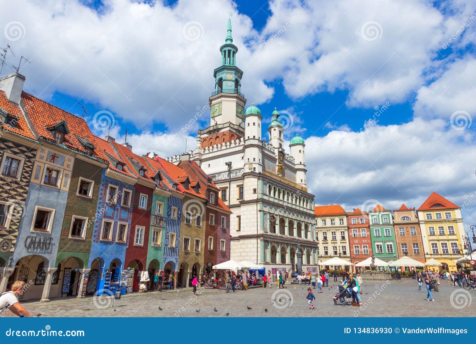 Poznan city square Poland imagem editorial. Imagem de quadrado - 134836930