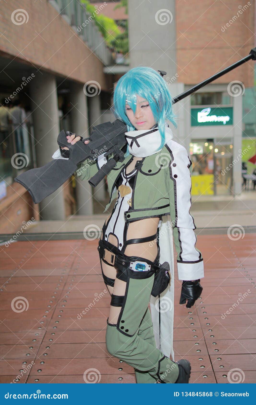 Unidentified Japanese Anime Cosplay Pose in Japan Festa Foto de Stock ...
