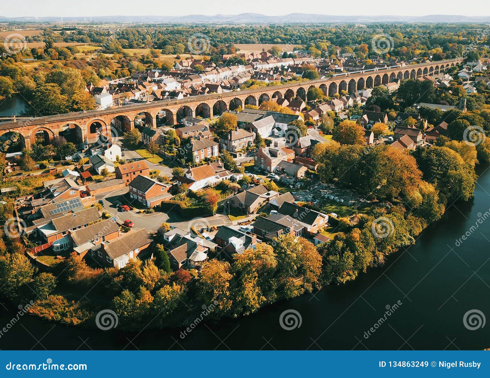 Historic Market Town of Yarm North Yorkshire Immagine Stock - Immagine ...