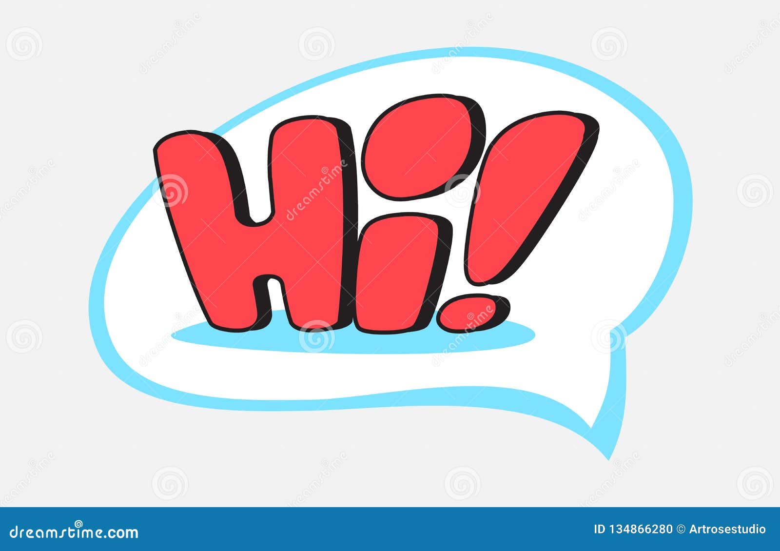 Hi! sticker in retro style 向量例证. 插画 包括有 日记帐, 附庸风雅, 漫画 - 134866280