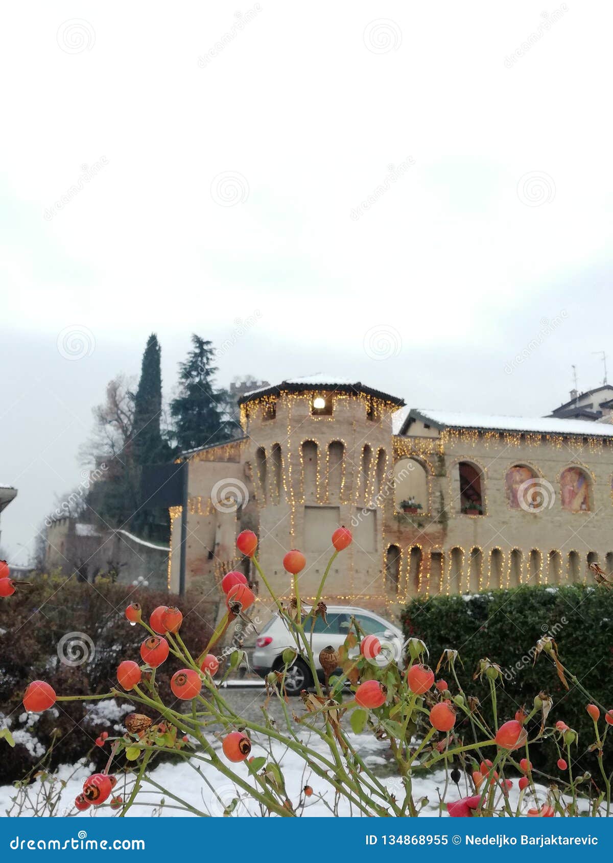 Old Town in Italy- Center Castellarano Fotografering för Bildbyråer ...