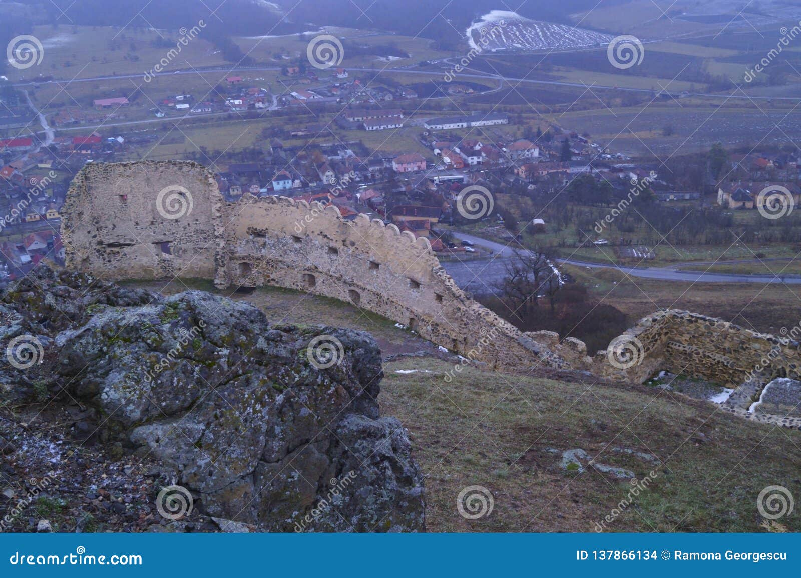 Medieval Citadel of Rupea 1324, Brasov, Transylvania, Romania, Europe ...