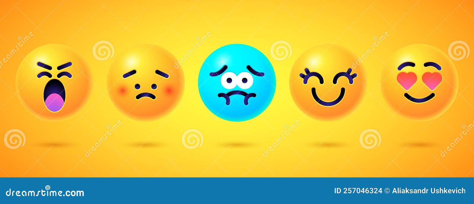 Round Emoticons Yellow Emoji Faces Emoticon Smile, Digital Smiley ...
