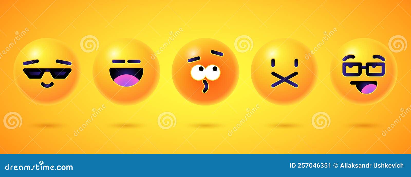 Round Emoticons Yellow Emoji Faces Emoticon Smile, Digital Smiley ...