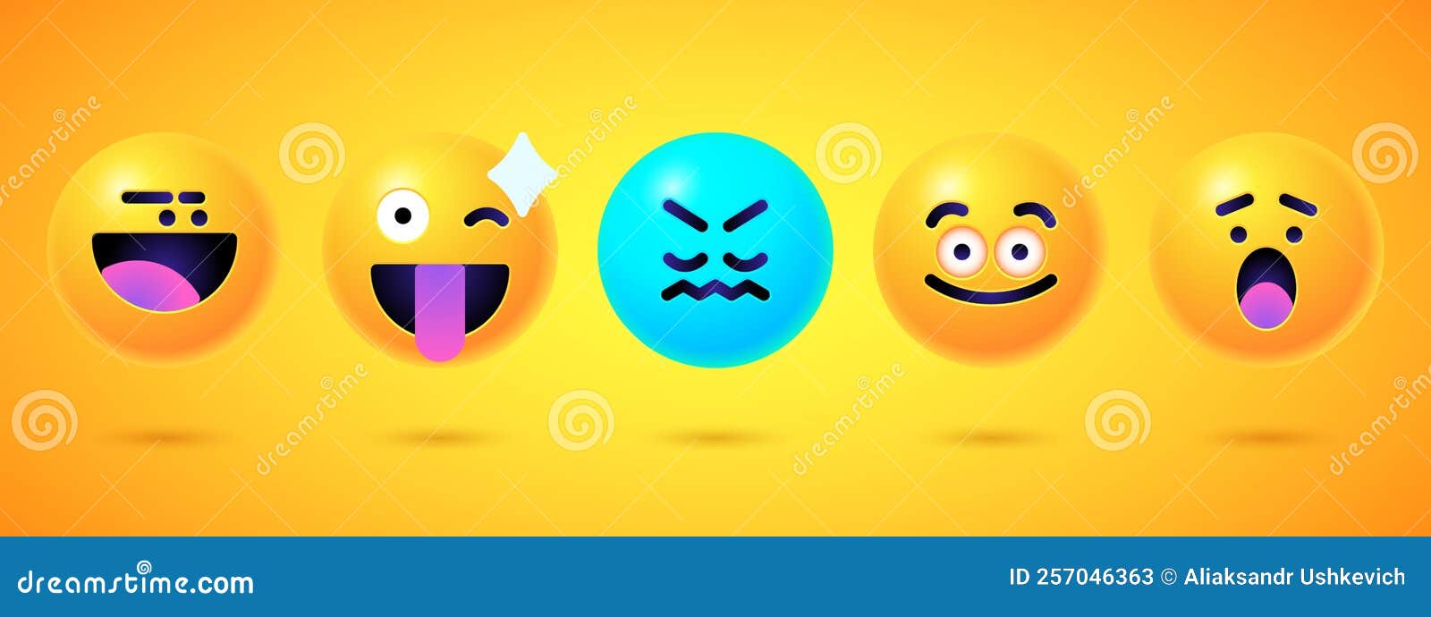 Round Emoticons Yellow Emoji Faces Emoticon Smile, Digital Smiley ...