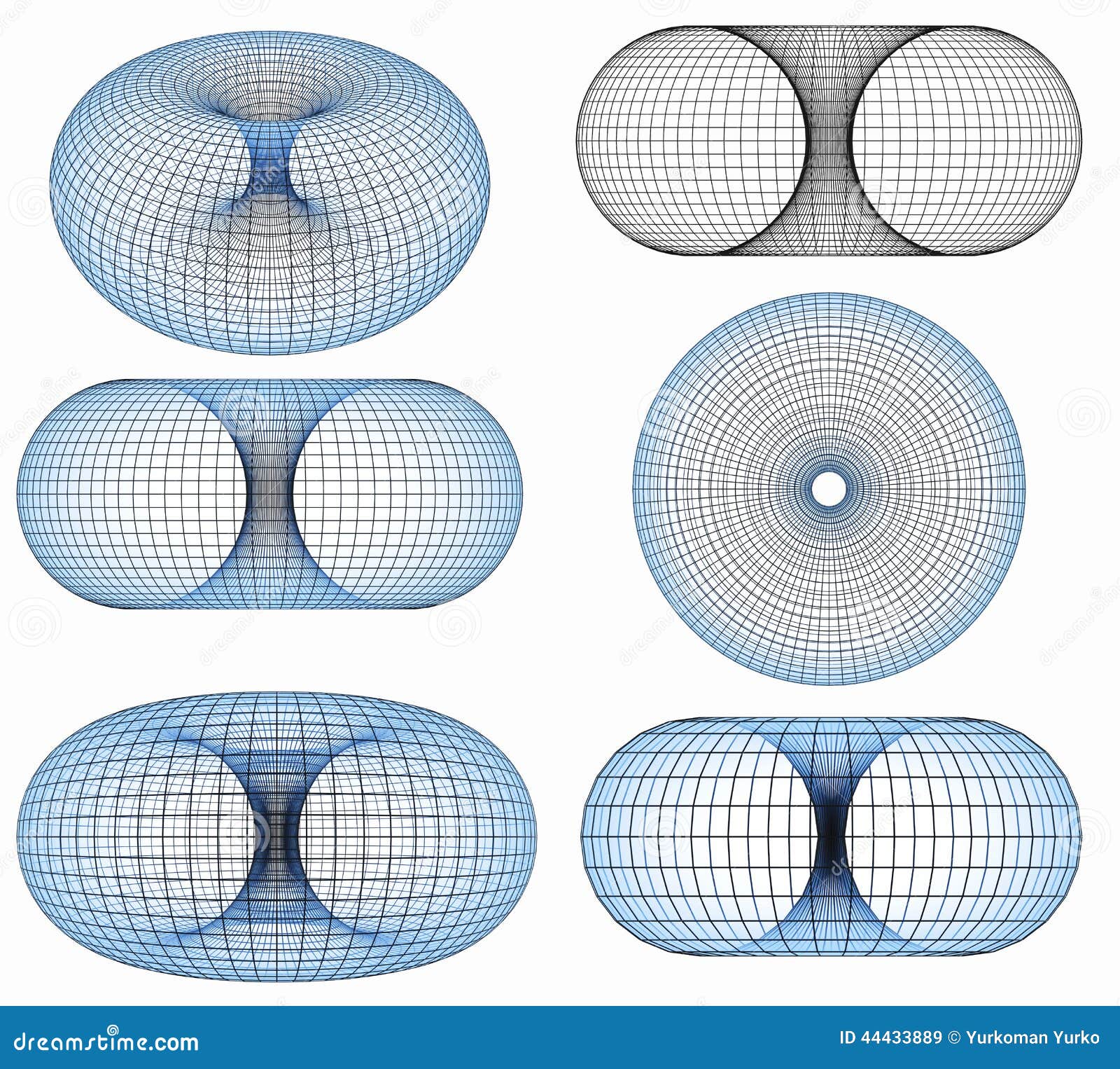 Torus 3d illustration stock. Illustration du astronomie - 44433889