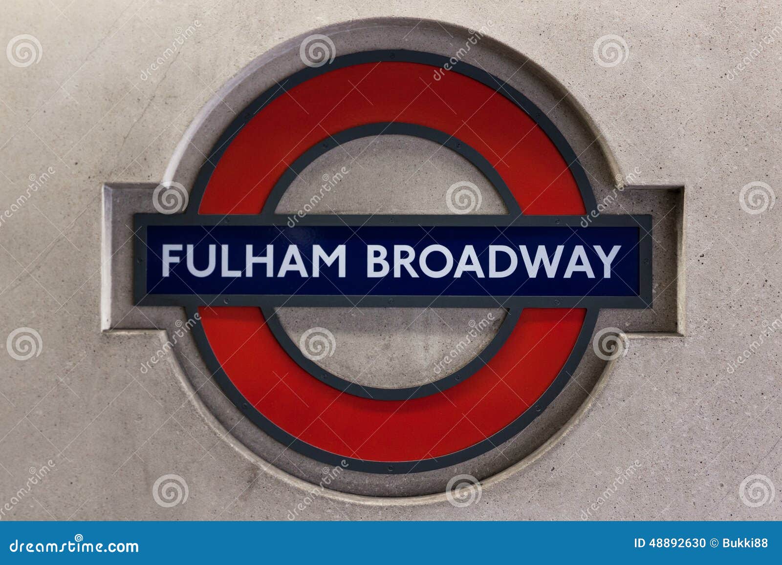 Fulham Broadway Station Sign in London 编辑类图片 - 图片 包括有 斯坦福, 旅行: 48892630
