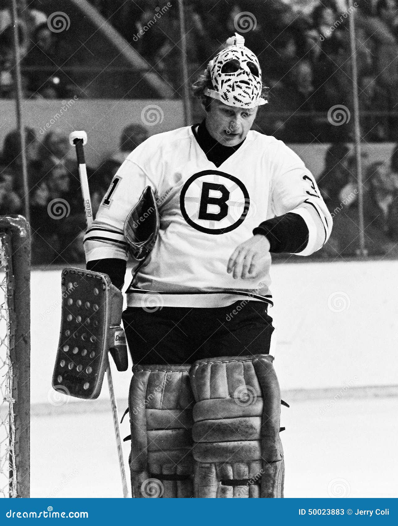 Gerry Cheevers, Boston Bruins Photo stock éditorial - Image du gibier ...