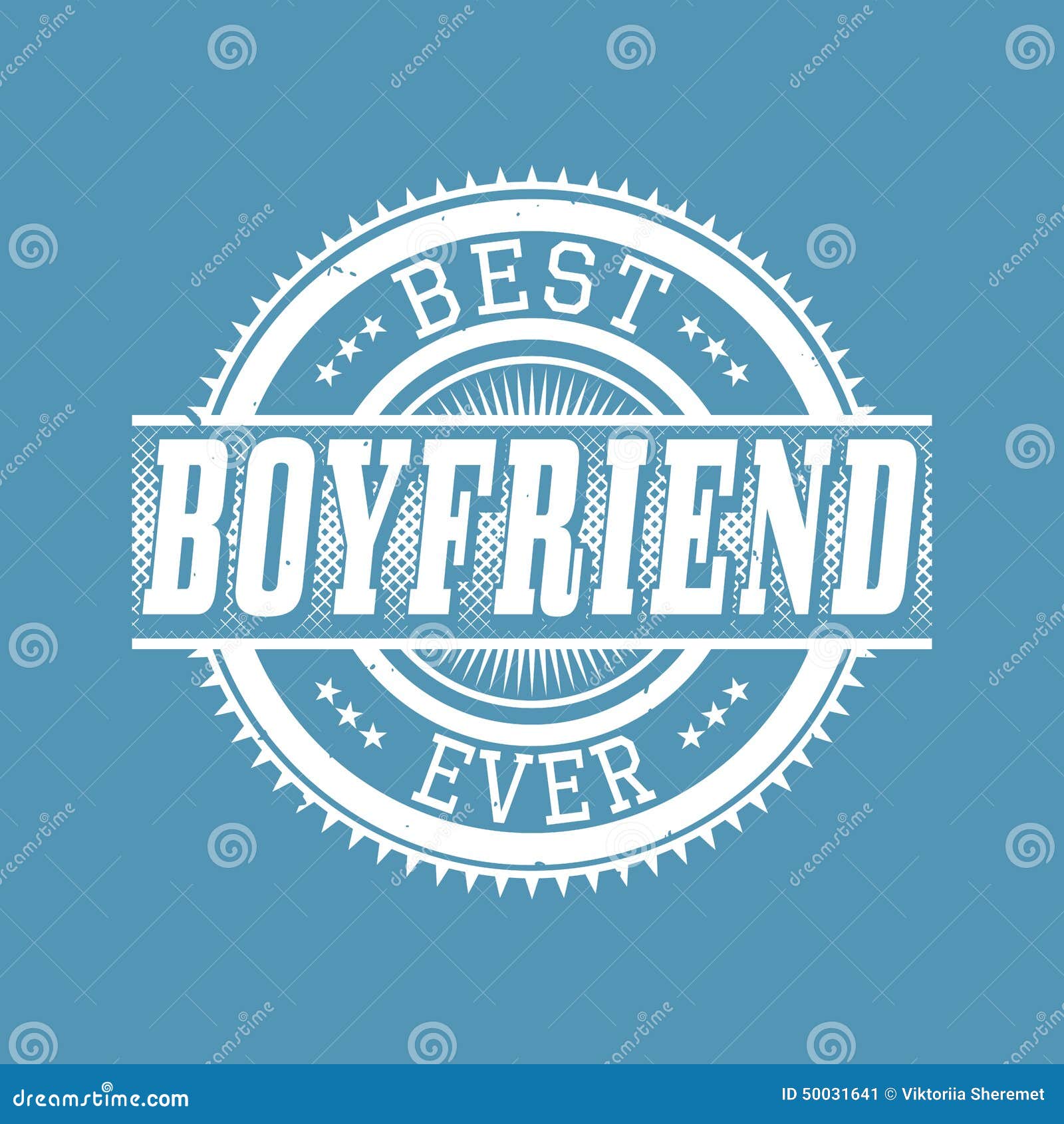 Best Boyfriend Ever T-shirt Typography, Vector Illustration Ilustración ...