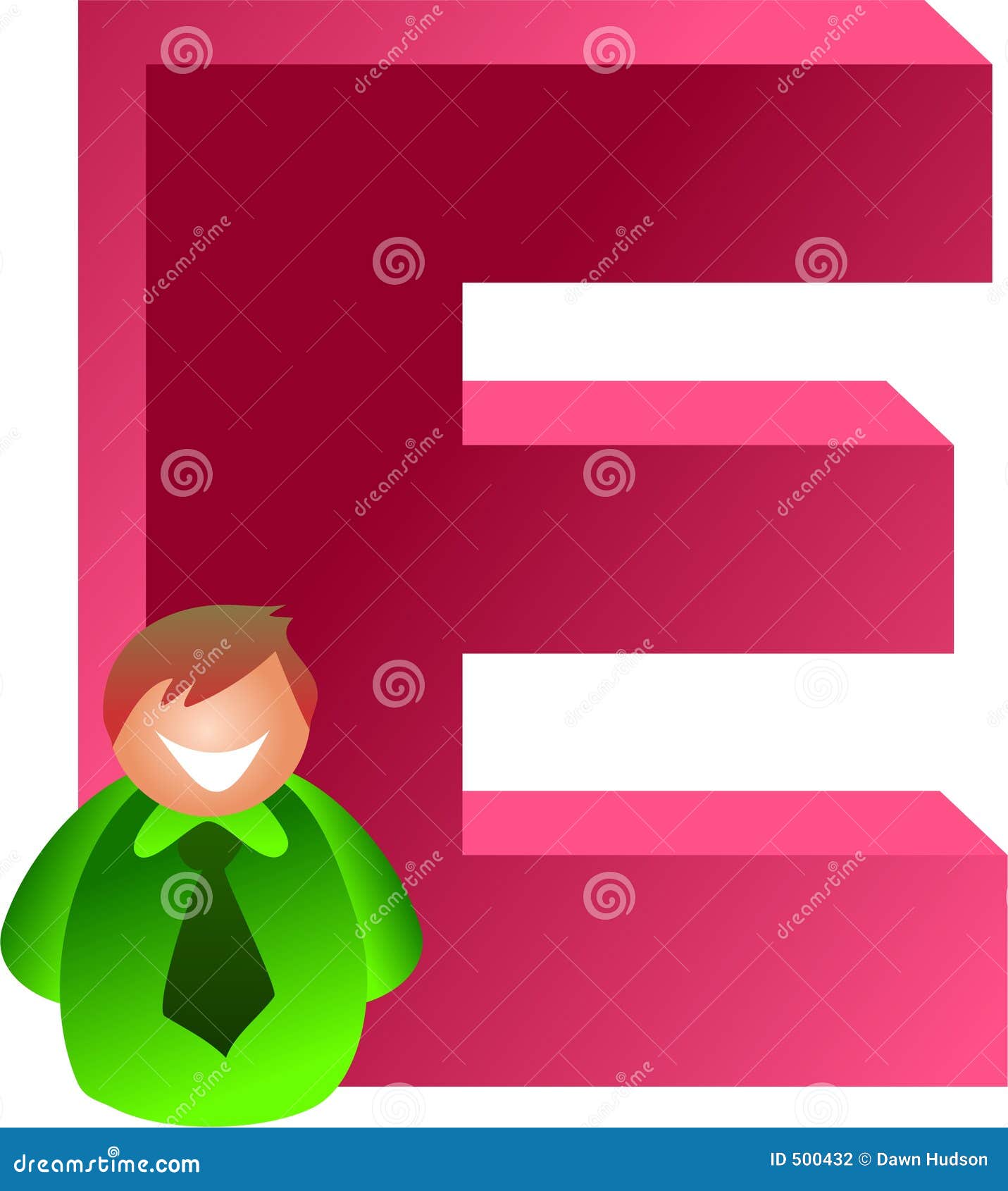 E is for stock illustration. Illustration of symbols, objects - 500432