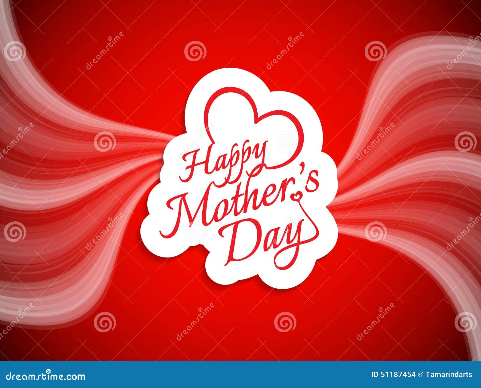 Vector Background Design for Mother S Day. Ilustración del Vector ...