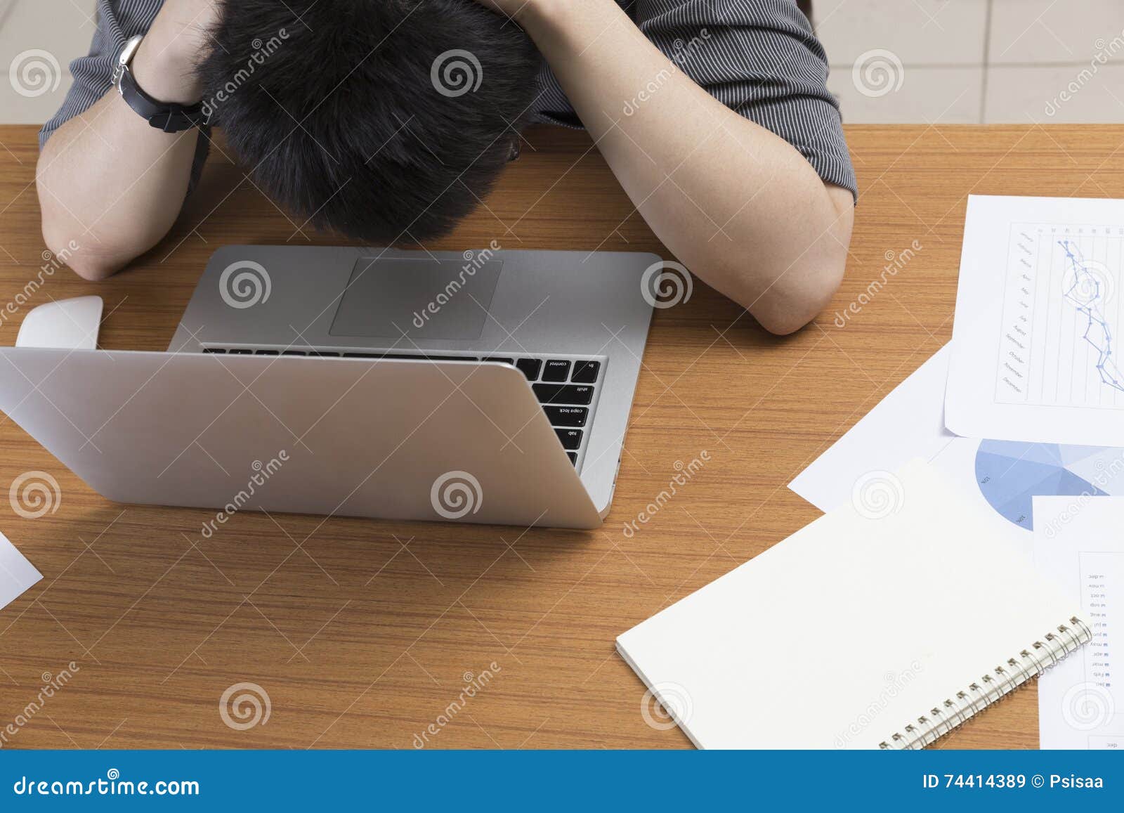 Man with Laptop Computer - Frustrate, Stress, Upset Concept Immagine ...