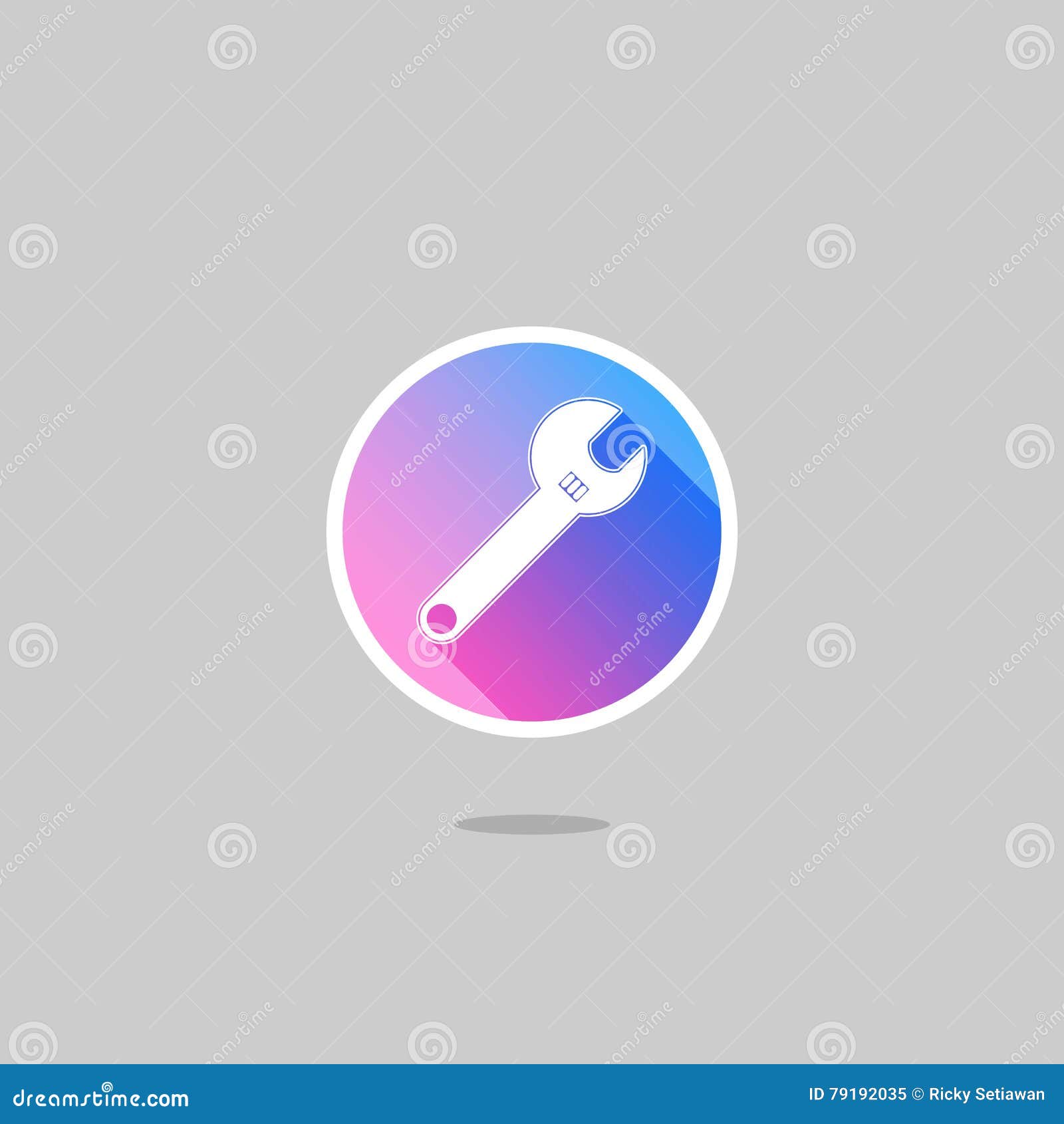 Modern Wrench Logo or Icons Ilustração Stock - Ilustração de luxo ...