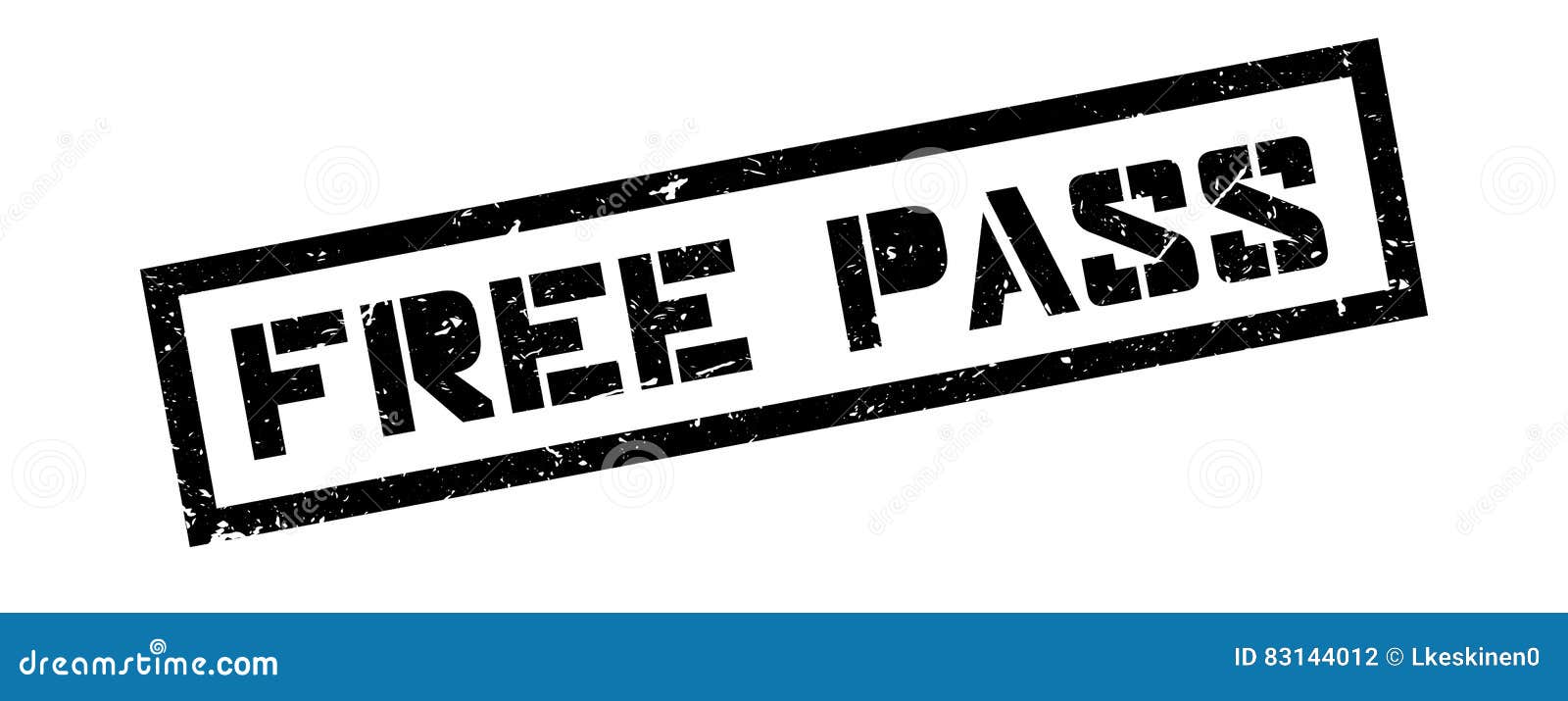 Free Pass rubber stamp ilustração stock. Ilustração de moagem - 83144012