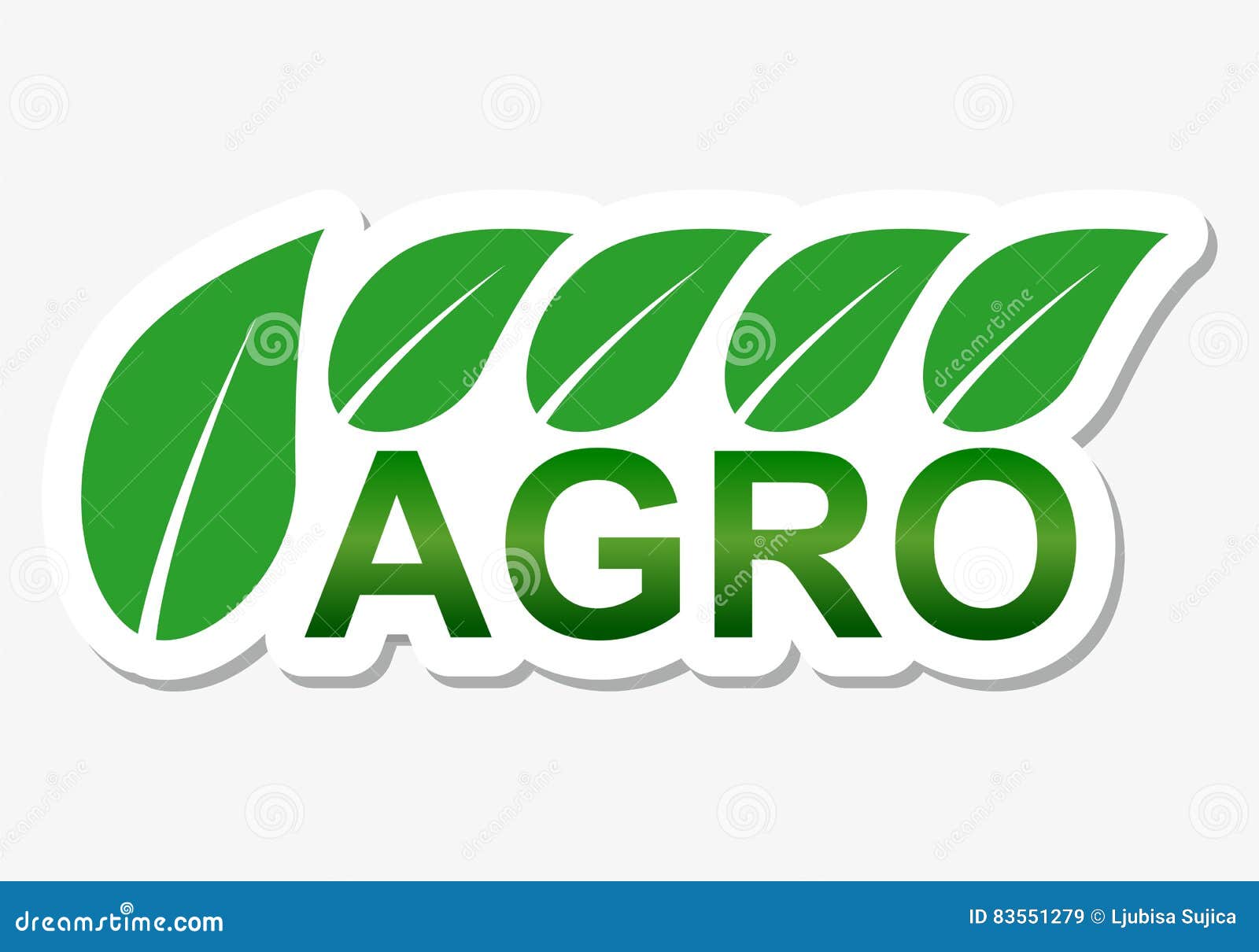 Agriculture Design Agro Sticker Ilustração do Vetor - Ilustração de ...