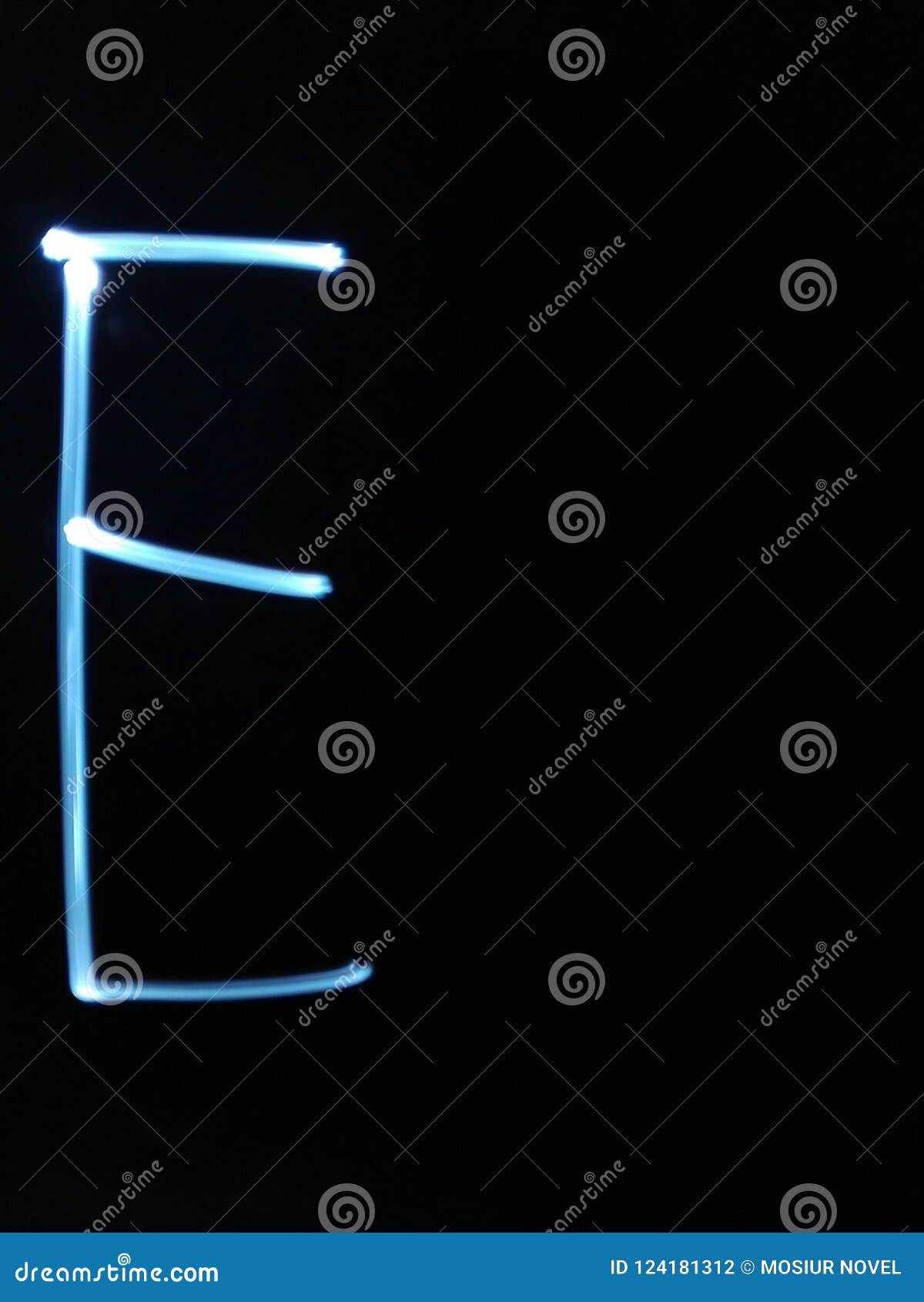 E,Alphabet stock photo. Image of figure, language, exposure - 124181312