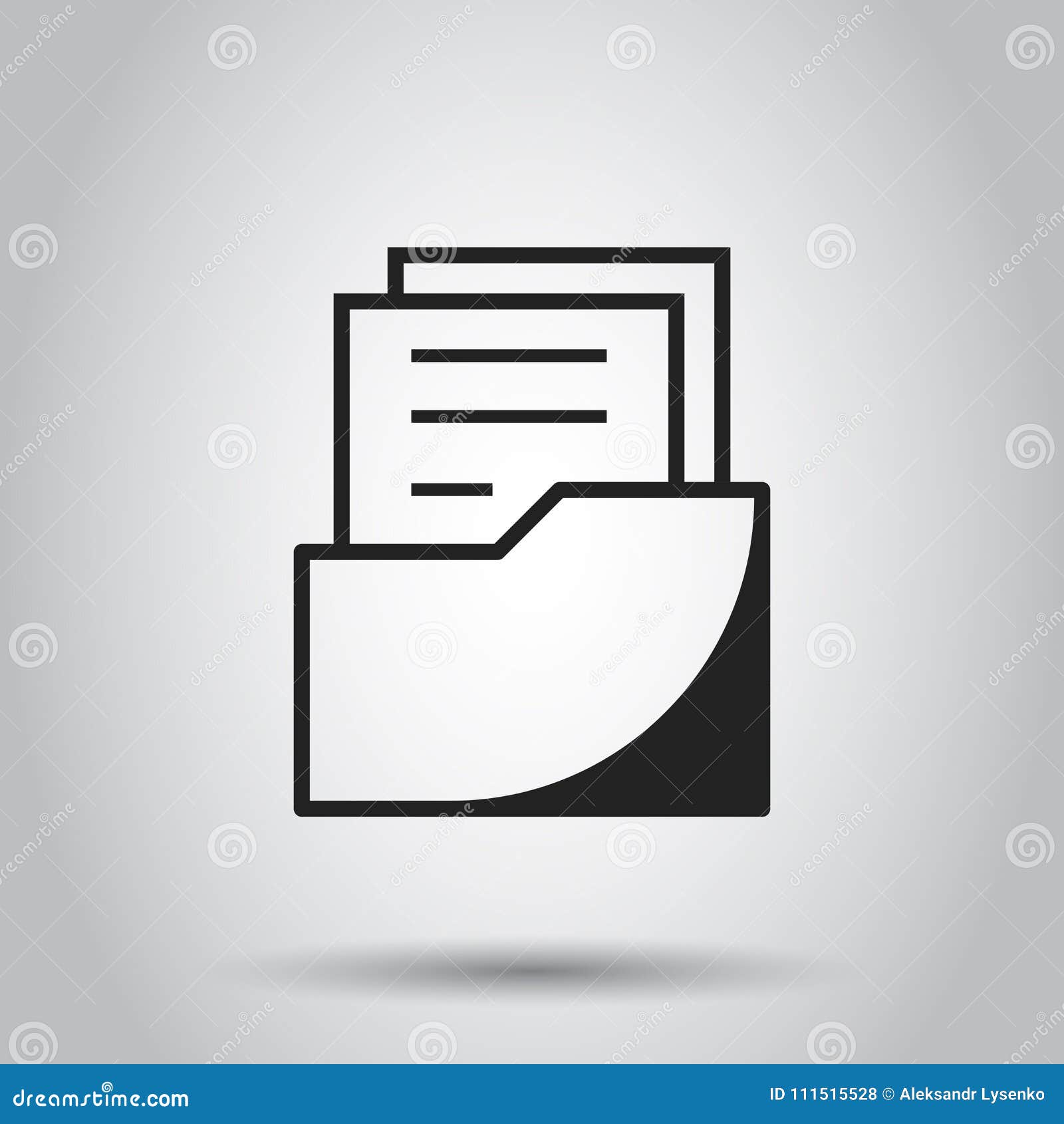 E ArchivDatei-Symbollogo Illustr Vektor Abbildung - Illustration von ...