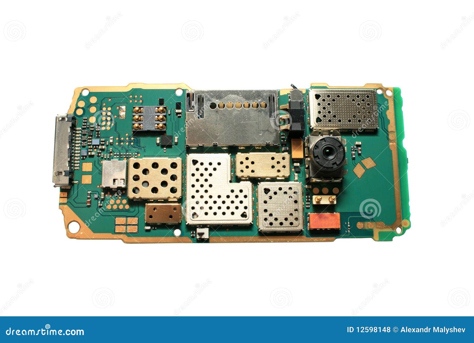 E-board cellular phone. stock photo. Image of memory - 12598148