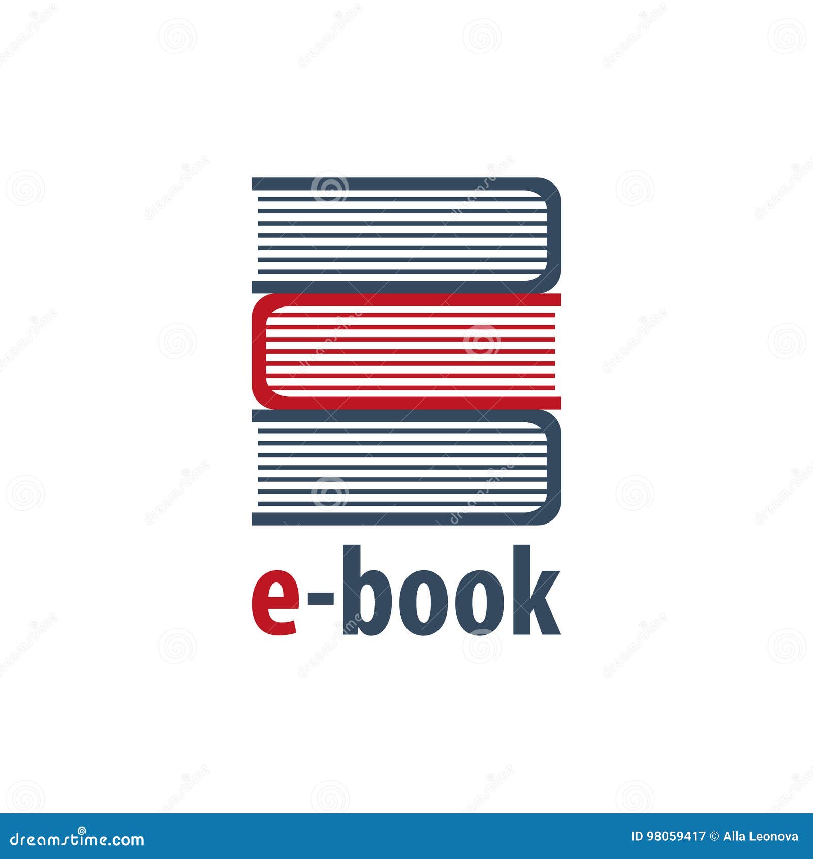 E Book Store Logo. Education and Book Emblem. Vector Illustration ...