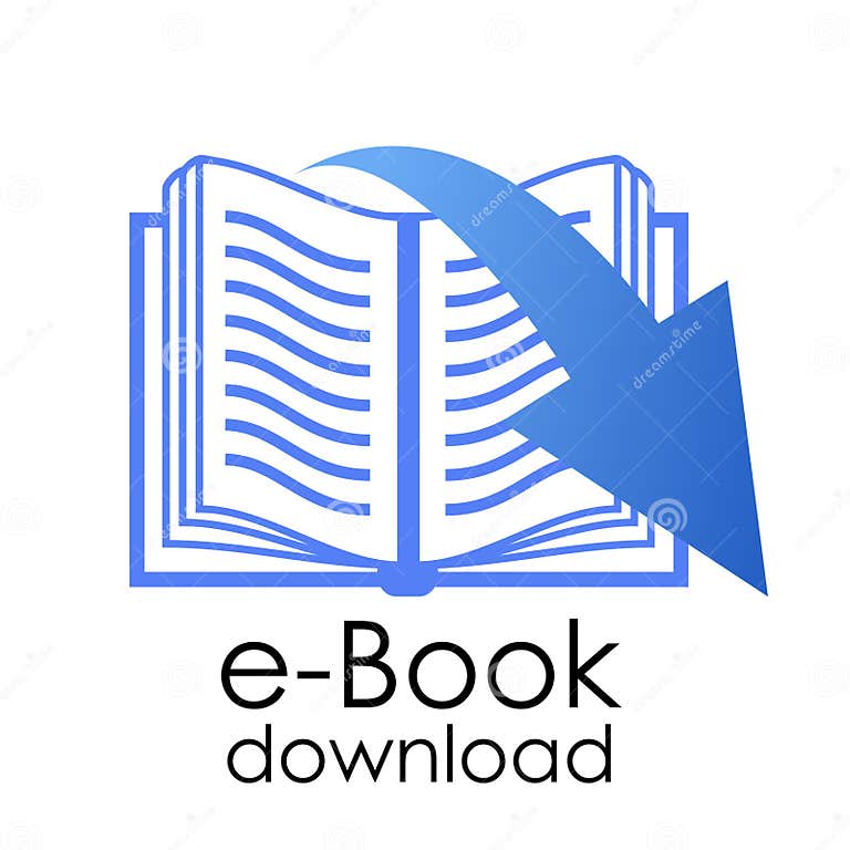 E-book symbol stock vector. Illustration of banner, file - 28048852