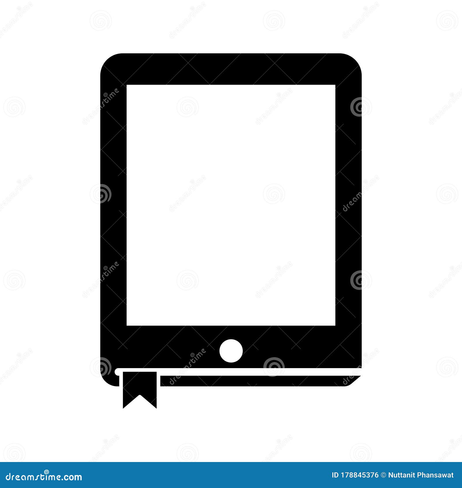 E-book Vector Icon, Ebook Symbol. Modern, Simple Flat Vector ...