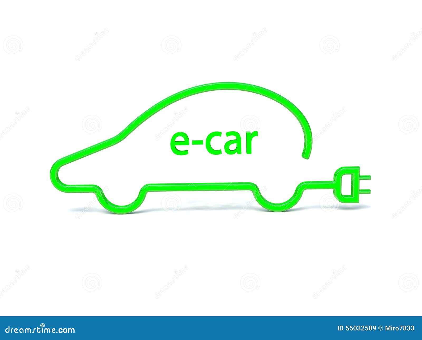E-car symbol stock illustration. Illustration of automaker - 55032589