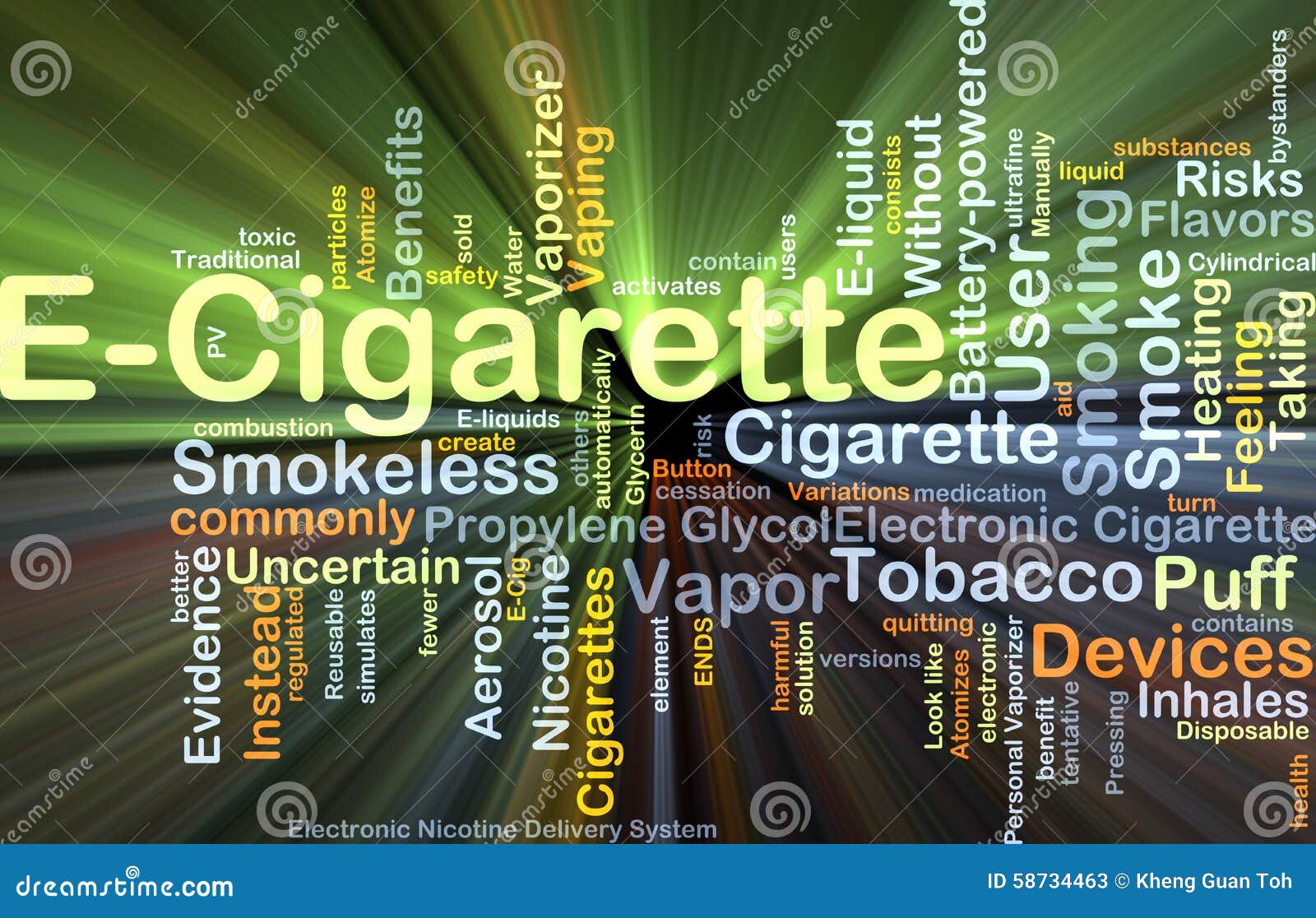 E-Cigarette Background Concept Glowing Stock Illustration ... E-Cigarette Background Concept Glowing Stock Illustration ...