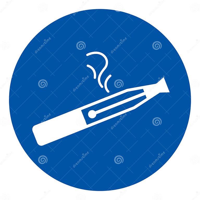 E-Cigarette Symbol Sign ,Vector Illustration, Isolate on White ...