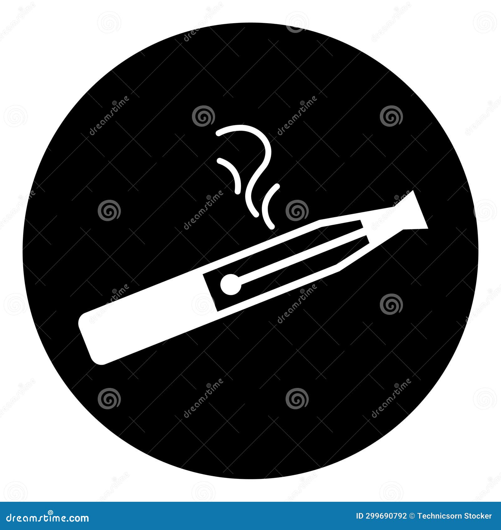 E-Cigarette Symbol Sign ,Vector Illustration, Isolate on White ...